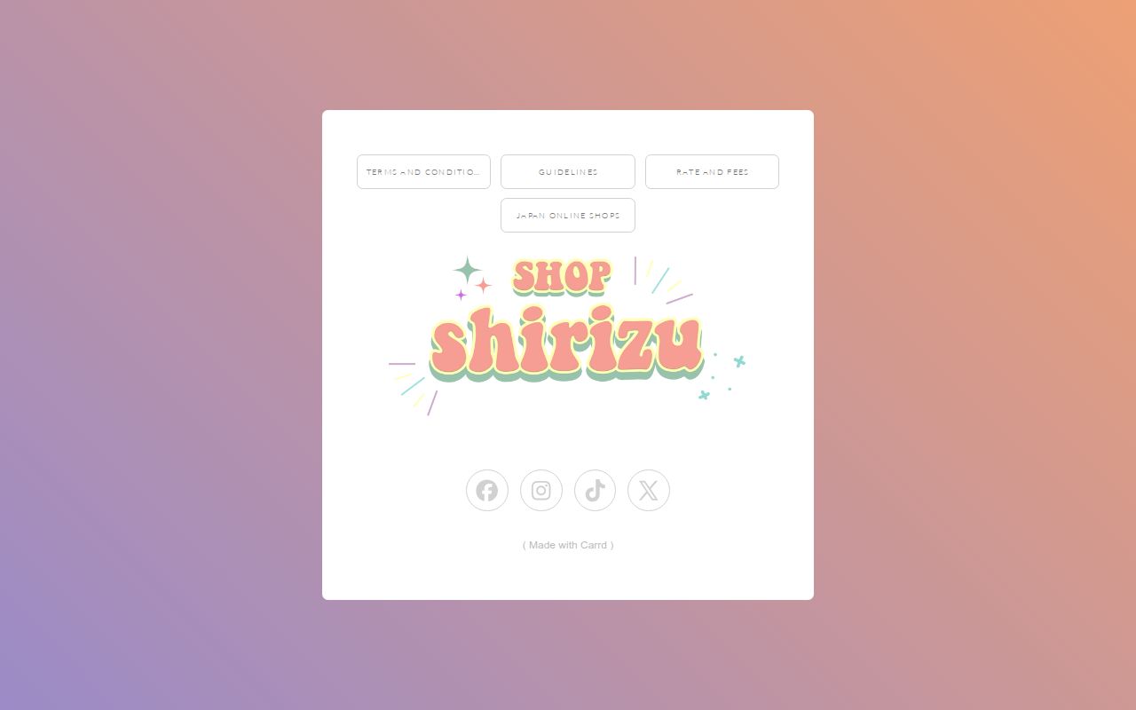 Shop Shirizu